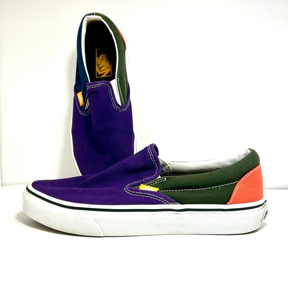 Vans | Shoes | Vans Mix And Match Violet Indigo Forest Night Slip On ...
